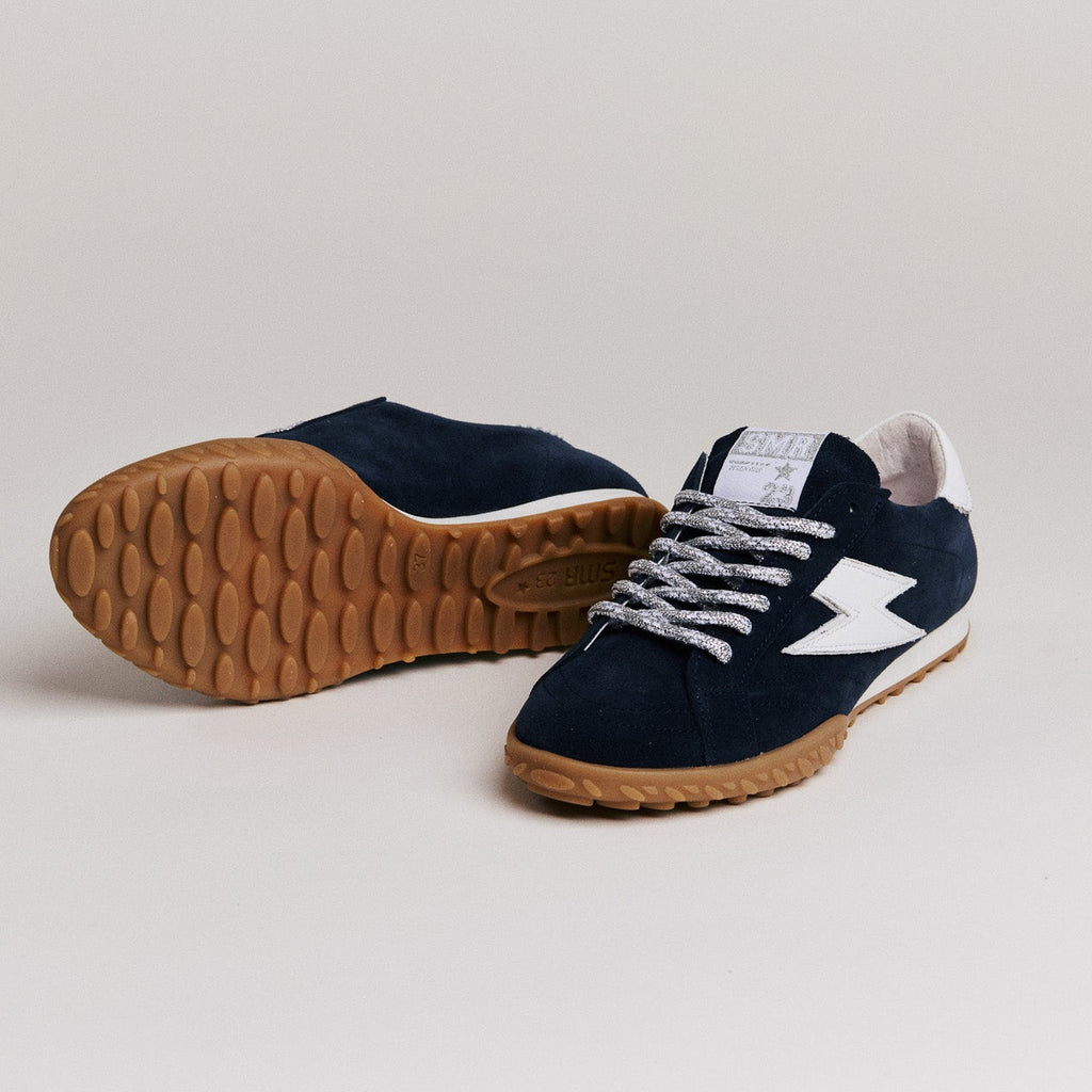 Sneakers SMR23 Mary D615 - Croûte Marine & Lacets Argents – Semerdjian ...